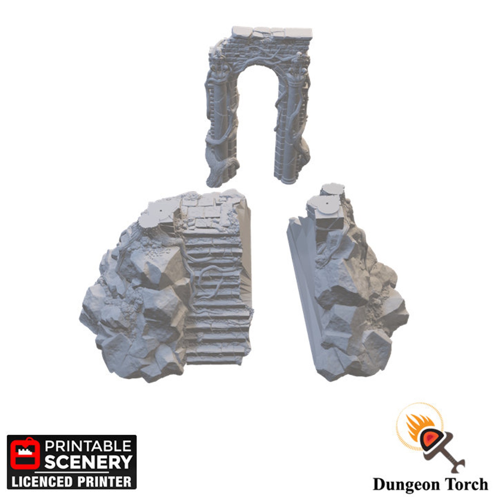 Shadow Gate 15mm 28mm for D&D Terrain Dnd Terrain Ravenloft | Etsy