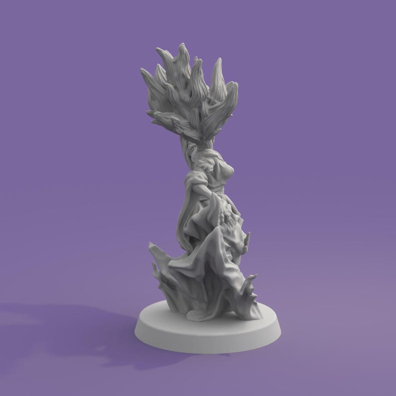 3D Printed Banshee Miniature for D&D, Pathfinder, TTRPG 15mm-32mm - Etsy