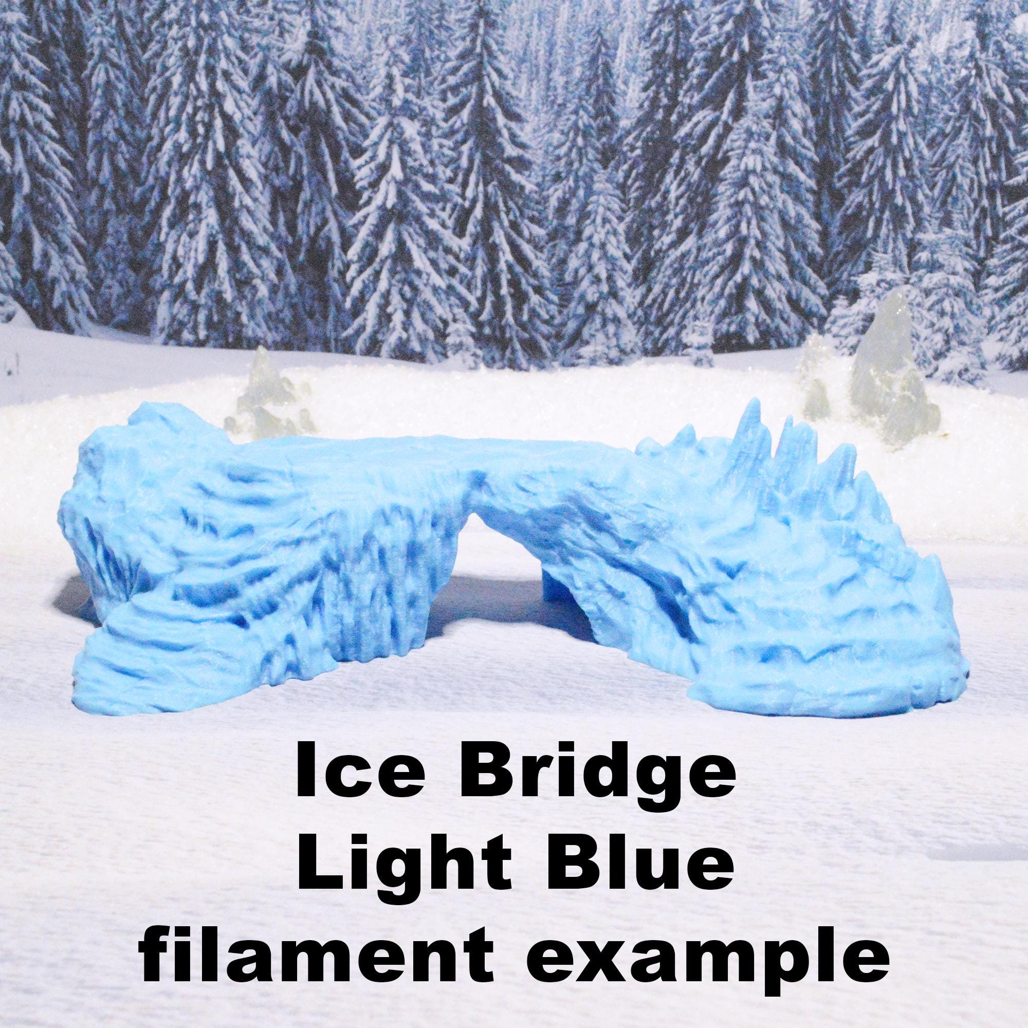 Snowy Ice Cave for D&D Icewind Dale Terrain, TTRPG, Pathfinder 15mm ...
