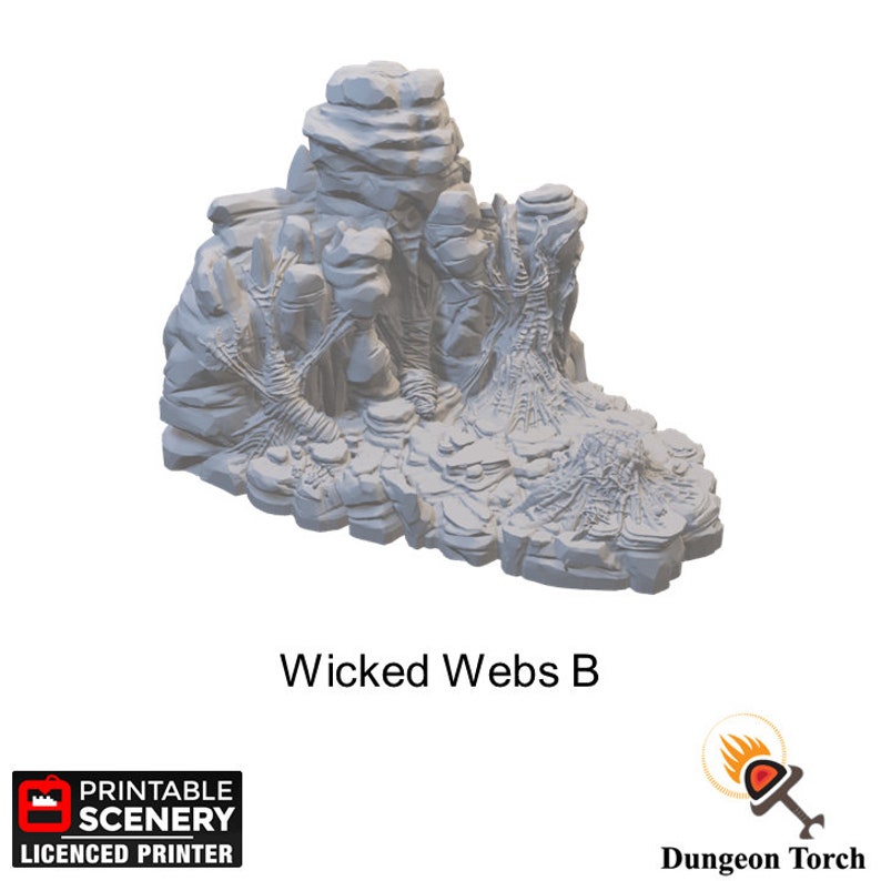 Wicked Webs 15mm 28mm for D&D Terrain DnD Terrain Warhammer | Etsy