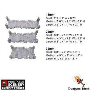 Rickety Bridges 15mm 28mm 32mm for D&D Terrain, Dnd Pathfinder ...