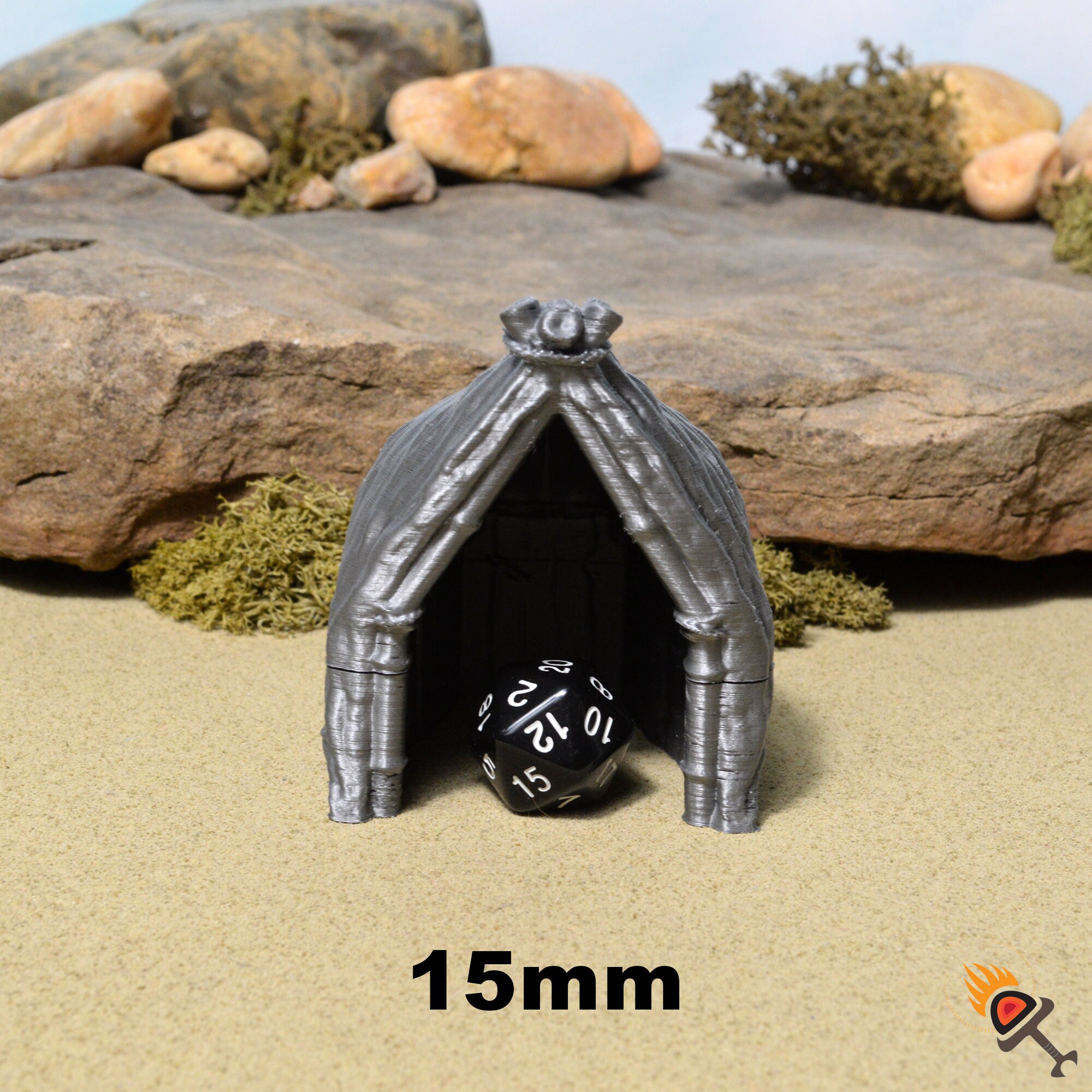 Bamboo Pavilion 15mm 28mm 32mm for D&D Terrain Dnd Pathfinder - Etsy