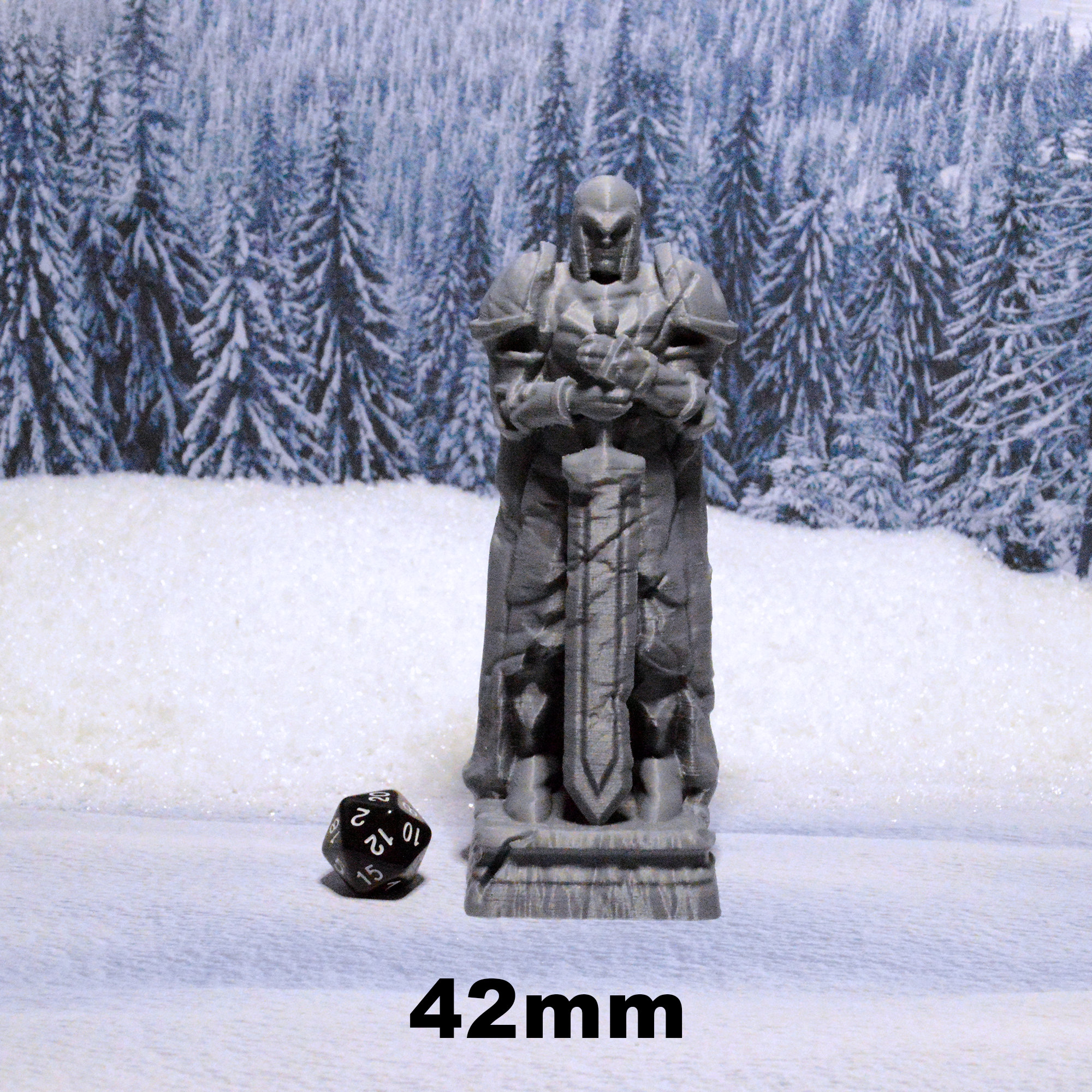 Frozen Statues 15mm 28mm 42mm for D&D Icewind Dale Terrain | Etsy