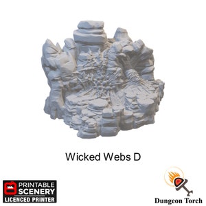 Wicked Webs 15mm 28mm for D&D Terrain DnD Terrain Warhammer | Etsy