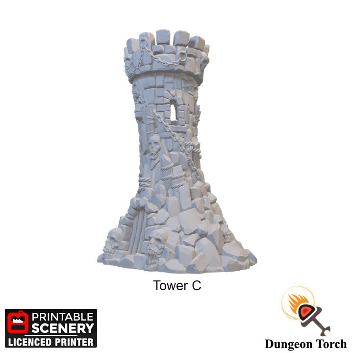 Goblin Guard Towers 28mm for D&D Terrain DnD Pathfinder - Etsy.de