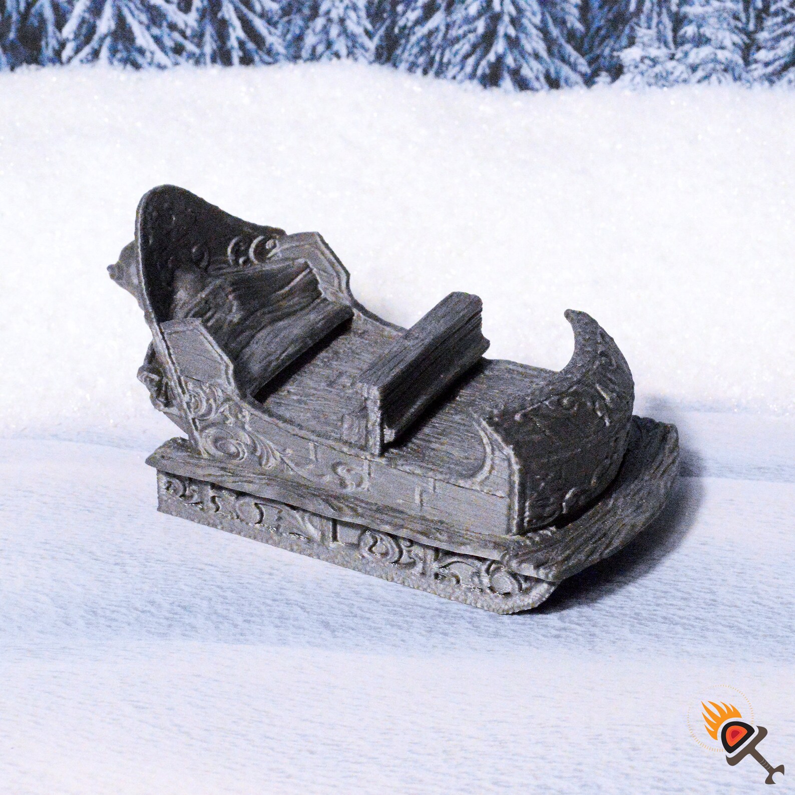 Large Sleigh 15mm 28mm 32mm for D&D Icewind Dale Terrain Dnd - Etsy