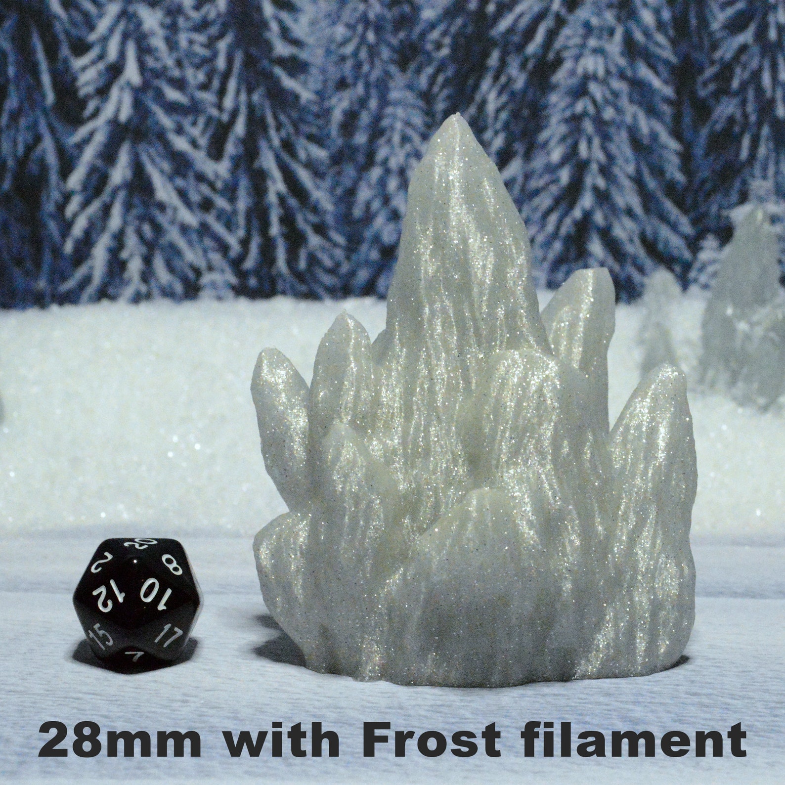 Ice Shard 15mm 28mm 32mm for D&D Icewind Dale Terrain Dnd - Etsy