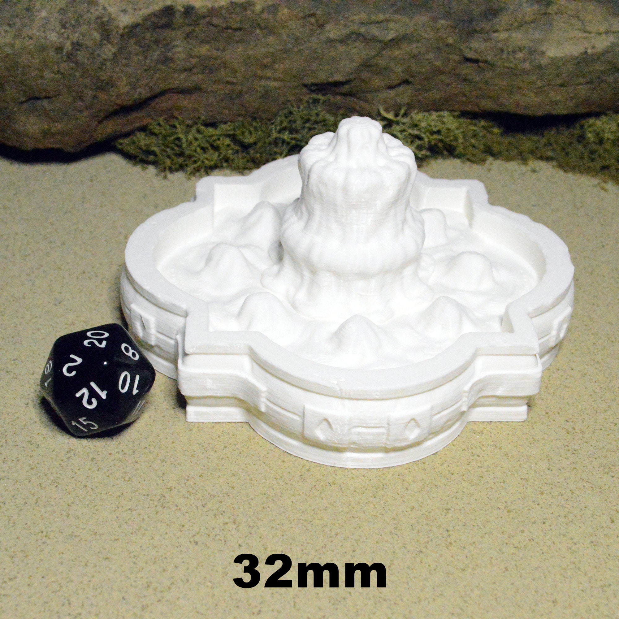 Miniature Water Fountain 15mm 28mm 32mm for D&D Terrain Dnd | Etsy