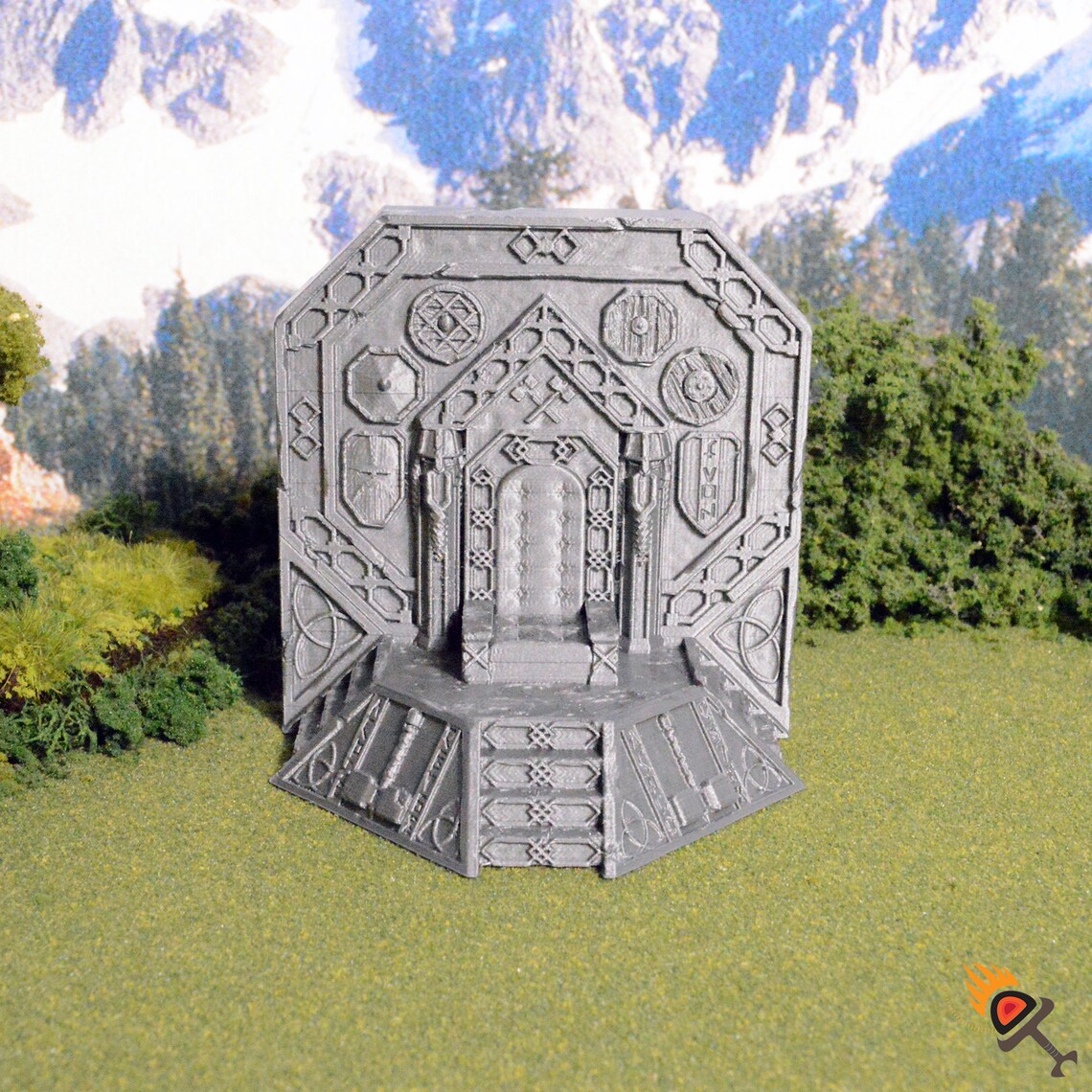 Ironhelm Throne 15mm 28mm 32mm for D&D Terrain Dnd Pathfinder | Etsy