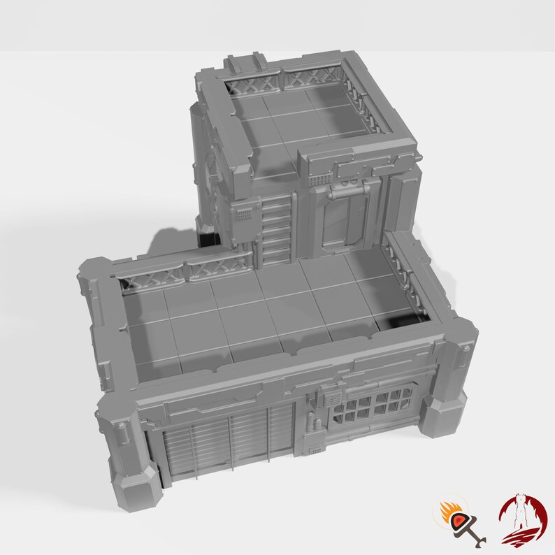 Cyberpunk Sci-fi Building 20mm 28mm 32mm Infinity Skirmish - Etsy