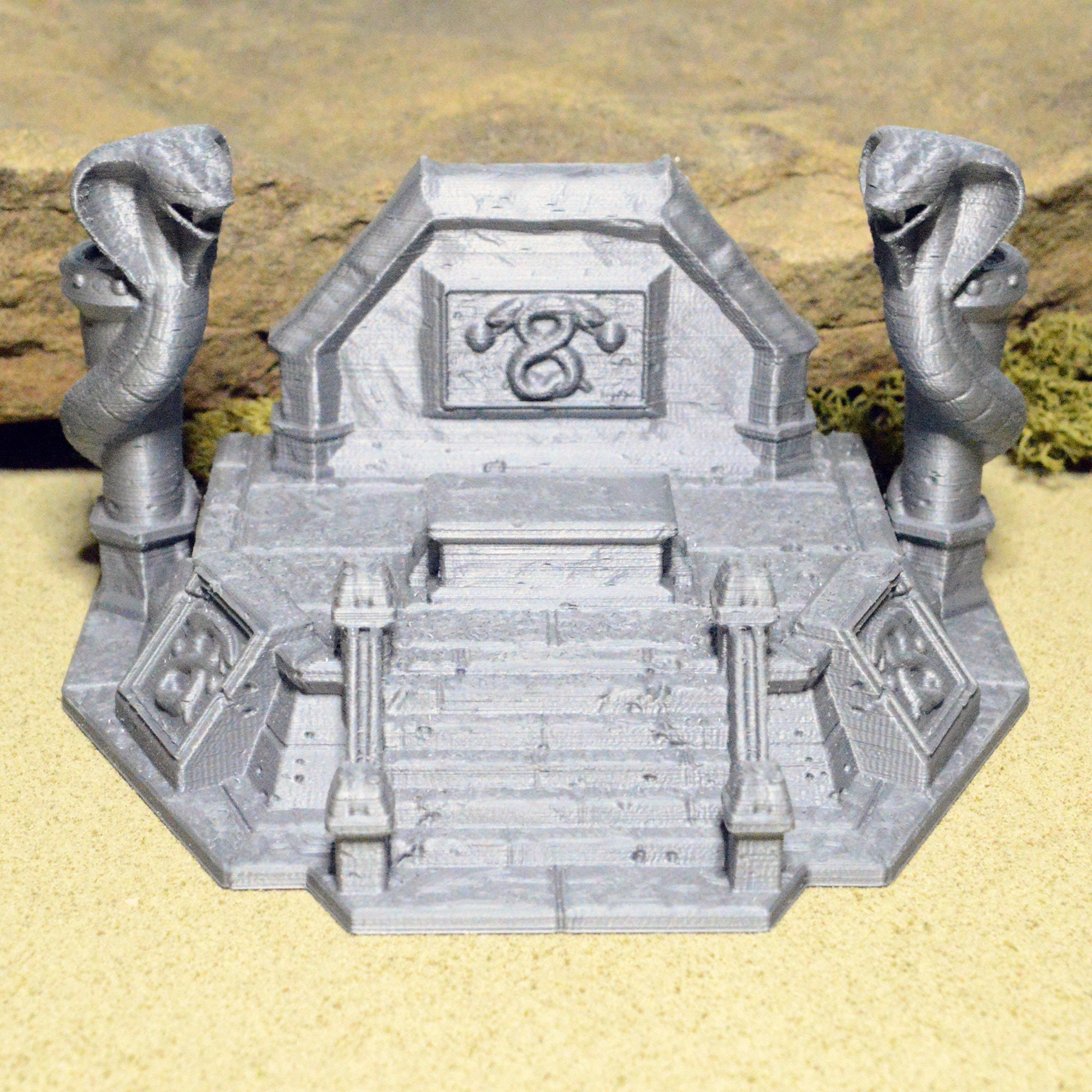 Snake Altar 15mm 28mm 32mm for D&D Terrain DnD Desert - Etsy.de