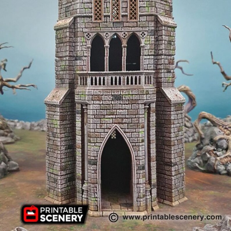 Arcanist's Tower 15mm 28mm for D&D Terrain Dnd Pathfinder - Etsy