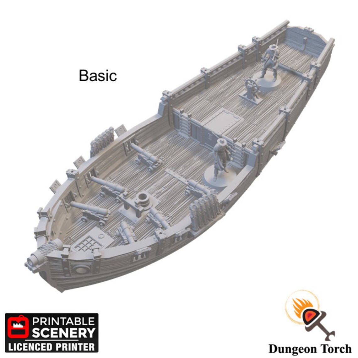 Miniature Sloop 28mm for D&D Ships DnD Boat Pathfinder Boat | Etsy