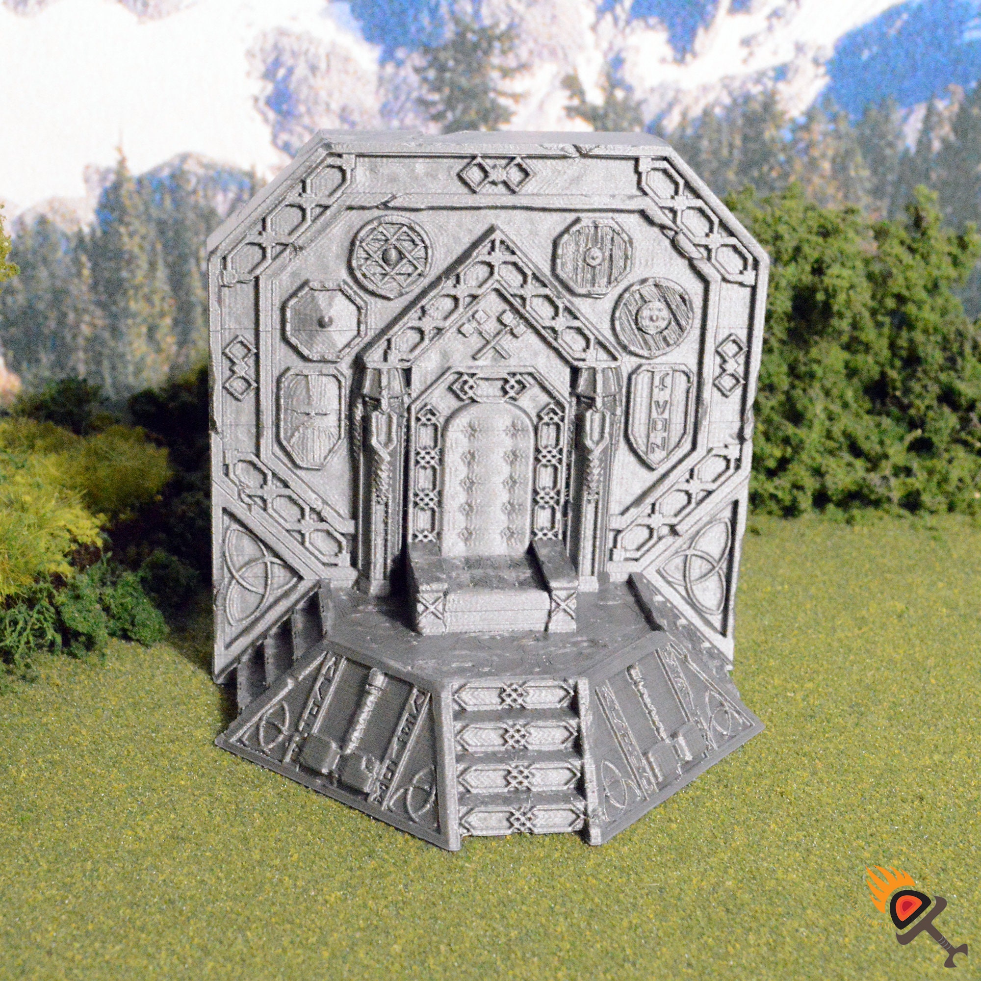 Ironhelm Throne 15mm 28mm 32mm for D&D Terrain Dnd Pathfinder | Etsy