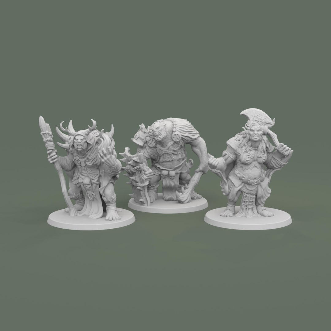 Ogre Miniatures for D&D, Pathfinder, TTRPG 15mm-32mm - Etsy