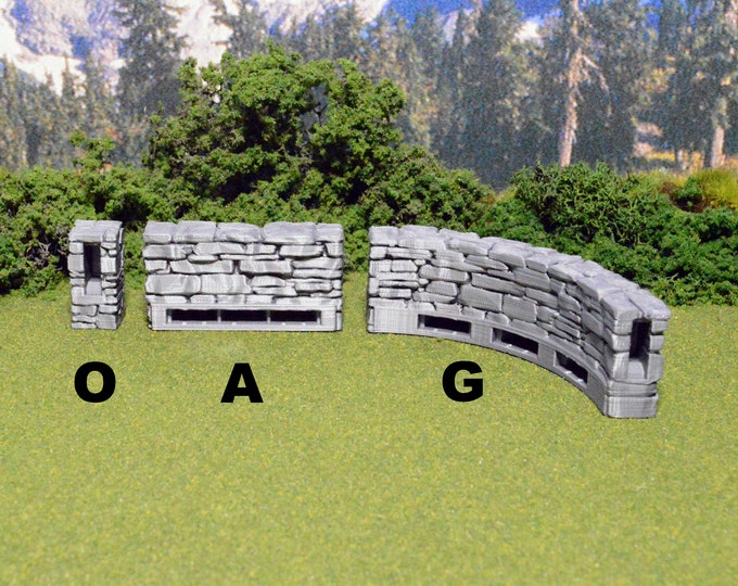 Schist Low Wall Tiles 28mm, Modular Openlock Building Tiles, Dnd Stone ...