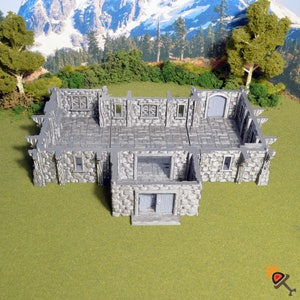 Medieval Guildhall 28mm for D&D Terrain, Dnd Pathfinder Fantasy, Dark ...