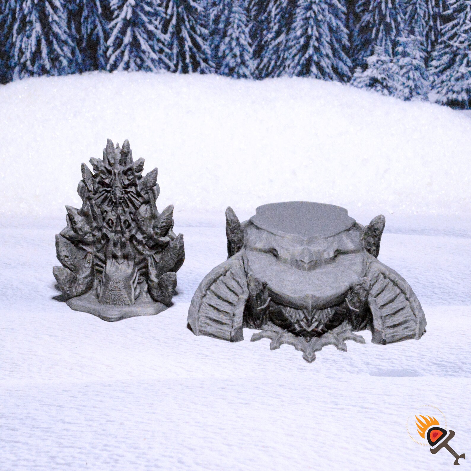 Ice Throne 15mm 28mm 32mm for D&D Icewind Dale Terrain Dnd | Etsy