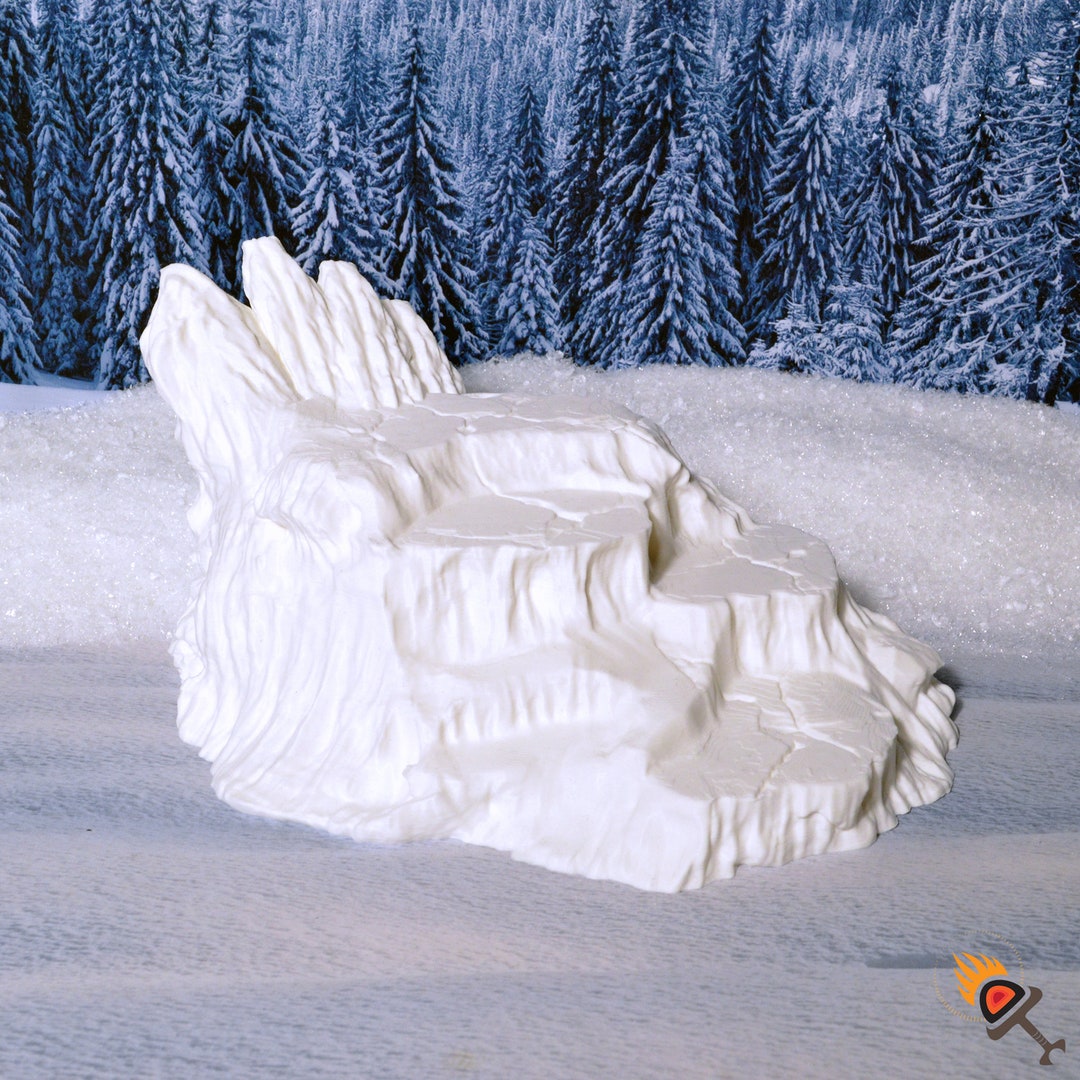 Ice Hill 15mm 28mm 32mm for D&D Icewind Dale Terrain, Dnd Pathfinder ...