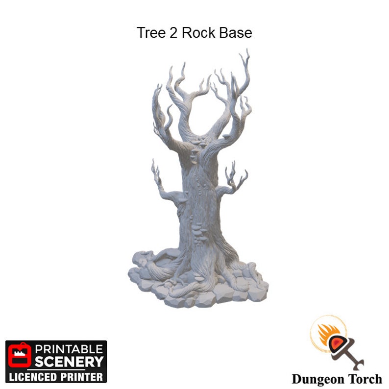 Gloomwood Trees 15mm 28mm for D&D Terrain Warhammer 40k | Etsy