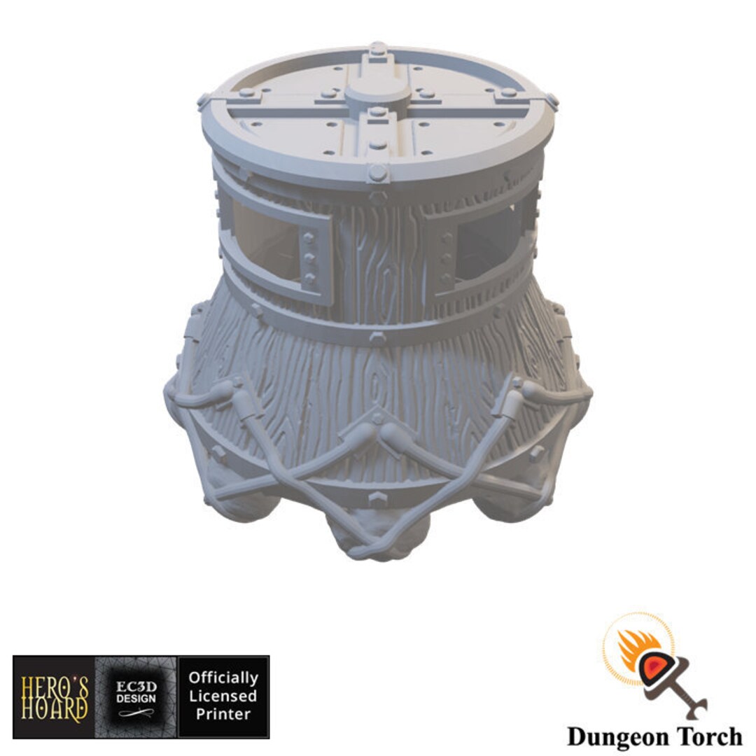 Diving Bell 15mm 28mm 32mm for D&D Icewind Dale Terrain, Dnd Pirate ...