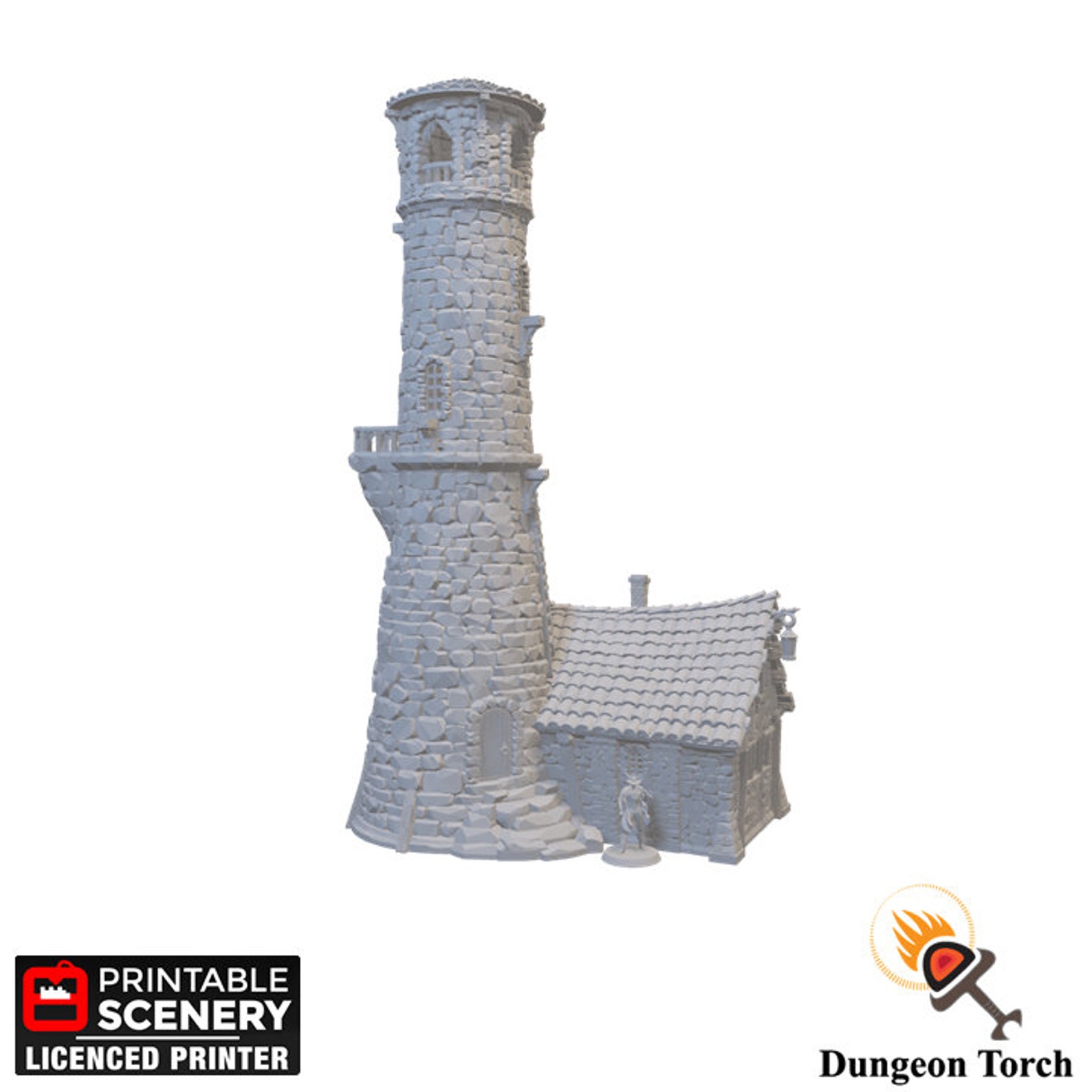 Miniature Lighthouse 28mm for D&D Terrain Dnd Pathfinder - Etsy