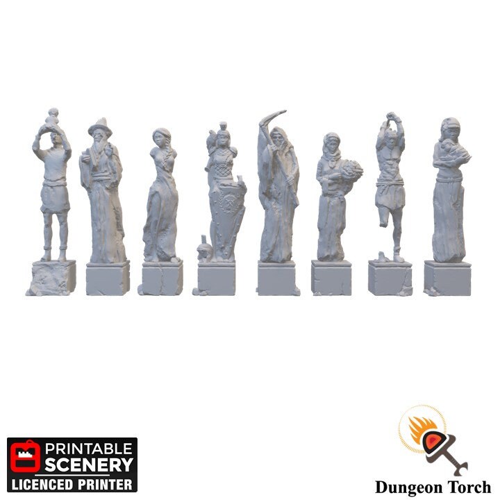 Guardian Statues 28mm 32mm for D&D Terrain Dnd Pathfinder - Etsy UK