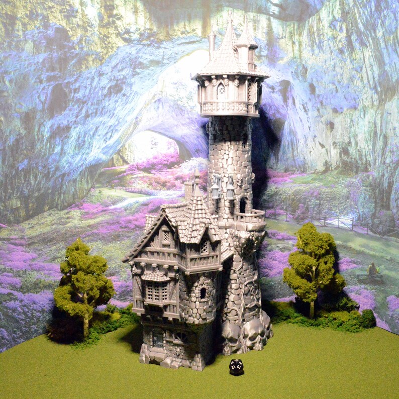 Evil Sorcerers Tower 28mm for D&D Terrain Dnd Pathfinder - Etsy