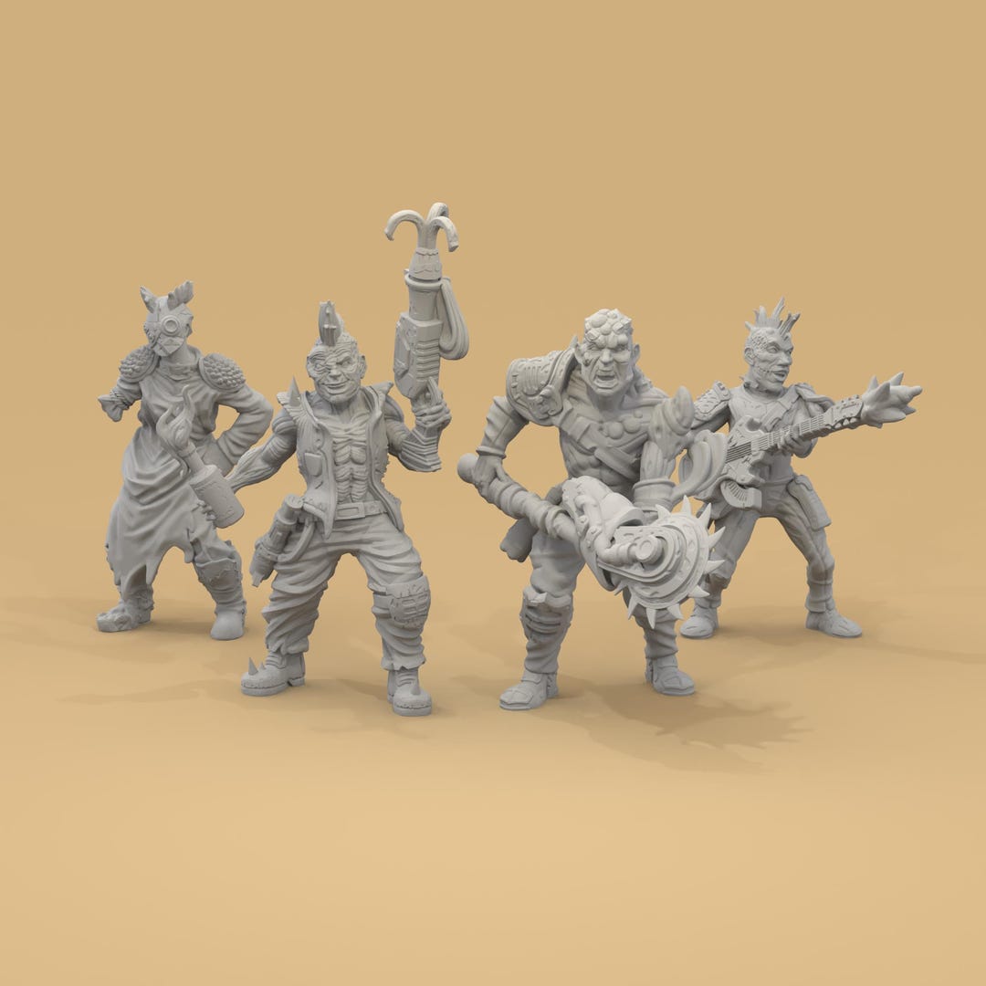 Metalhead, Mutants, and One-armed Willy for Fallout Wargames 28mm 32mm ...
