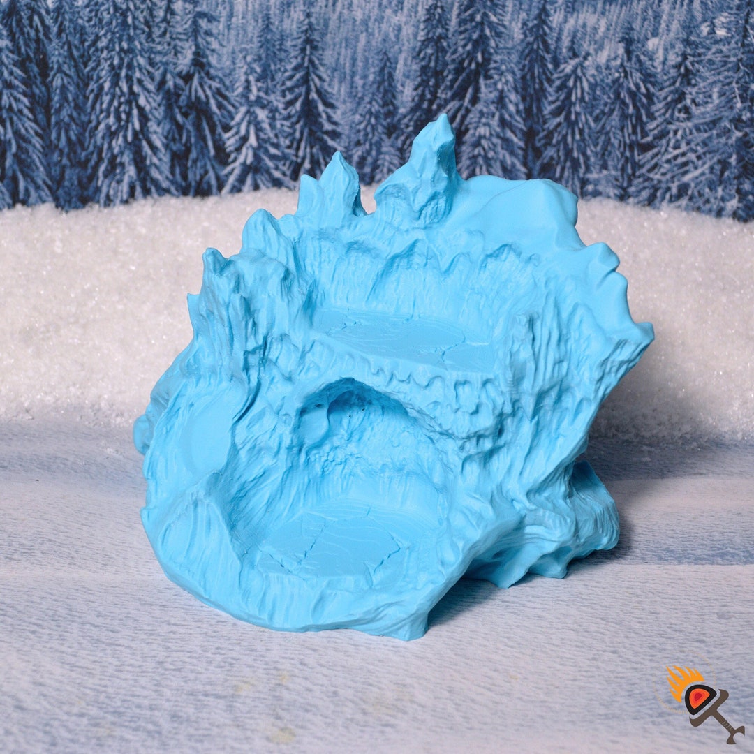 Icy Stone and Ledges 15mm 28mm 32mm for D&D Icewind Dale Terrain ...