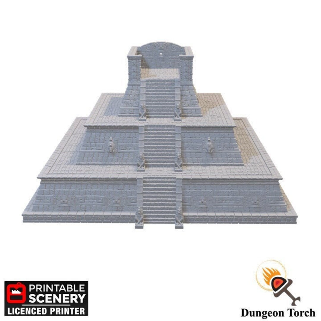 Pyramid of New Eden 15mm 28mm for D&D Terrain, Dnd Pathfinder Warhammer ...