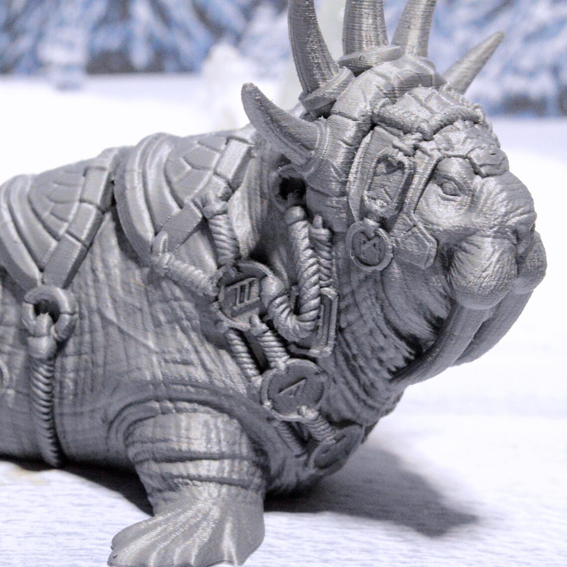Giant Armored Walrus 15mm 28mm 42mm for D&D Terrain Dnd - Etsy New Zealand