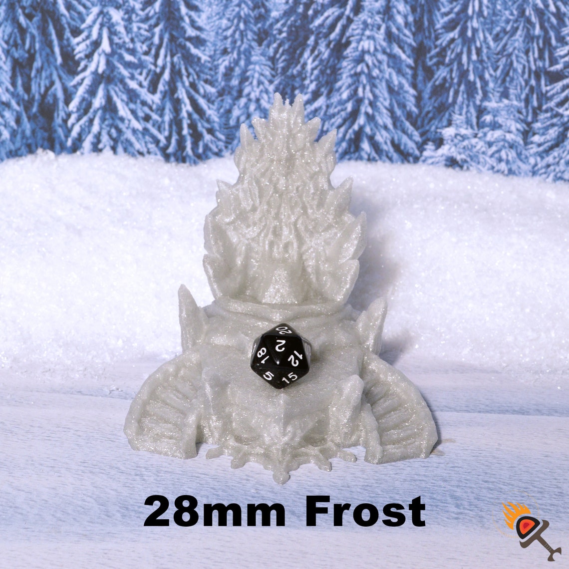 Ice Throne 15mm 28mm 32mm for D&D Icewind Dale Terrain Dnd - Etsy