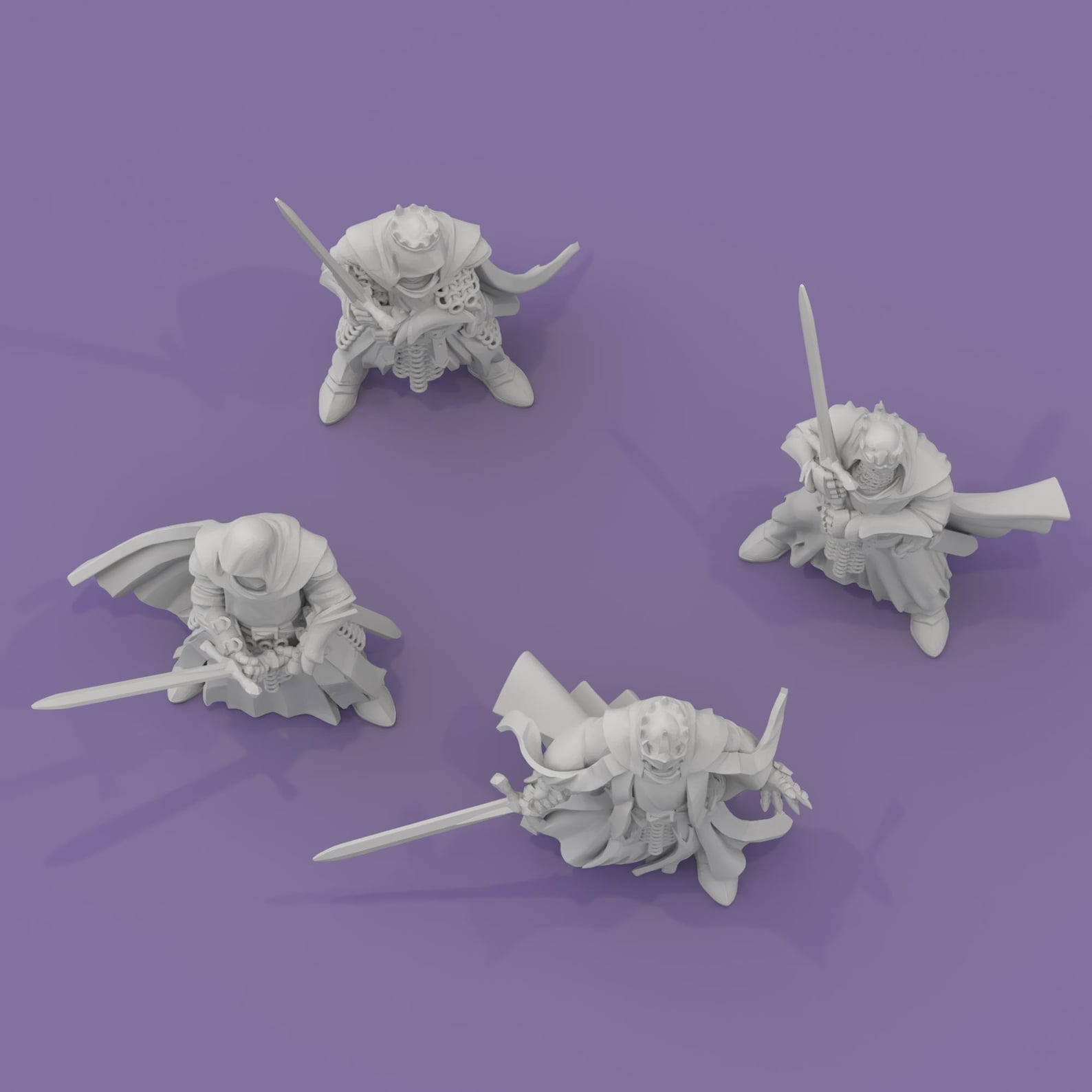 Wight Knight Miniatures for Wargaming, D&D, TTRPG 20mm-32mm - Etsy