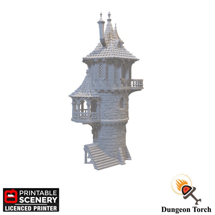 Wizard Tower 28mm for D&D Terrain Dnd Pathfinder Warhammer - Etsy