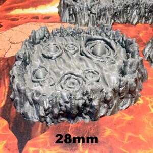 Burbling Lava Pits 15mm 28mm for D&D Terrain, Fire Molten Magma for Dnd ...