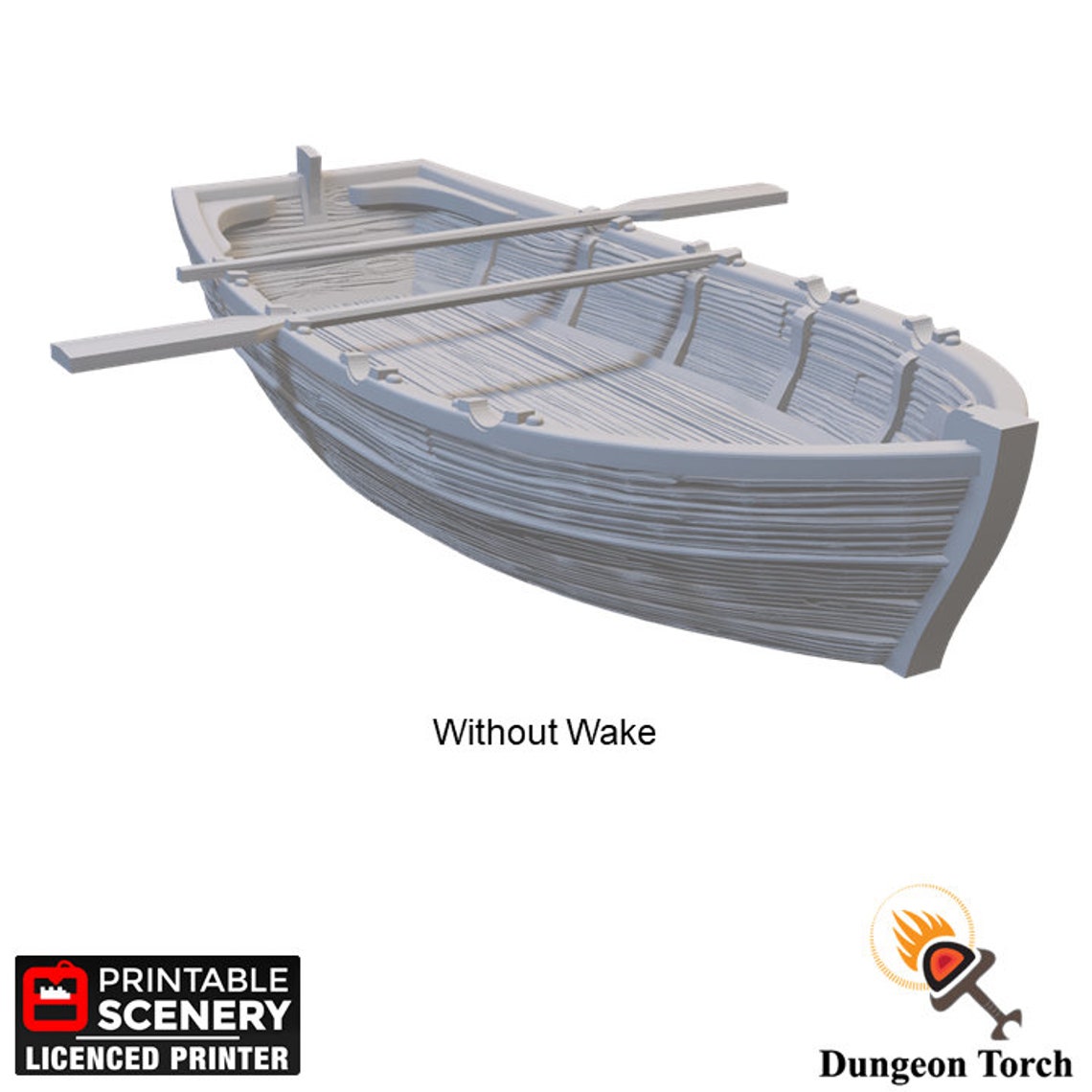 Miniature Row Boat 15mm 28mm 32mm for D&D Terrain DnD | Etsy