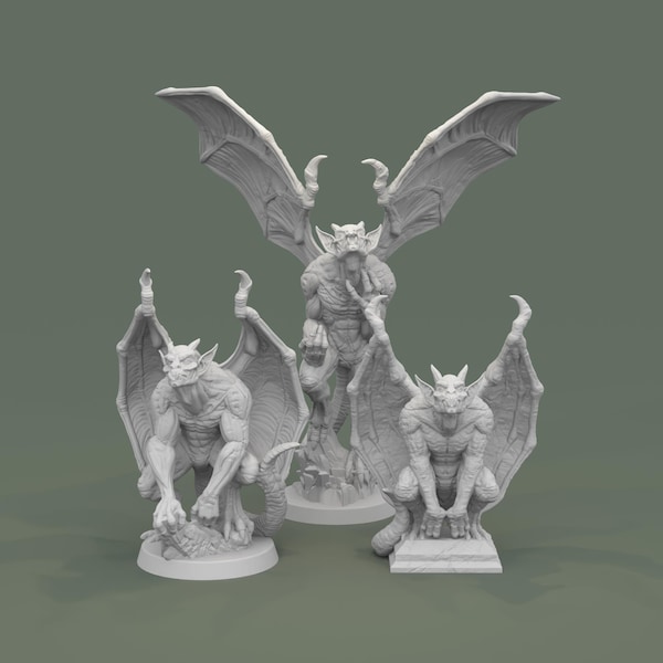 Resin Gargoyle - Etsy