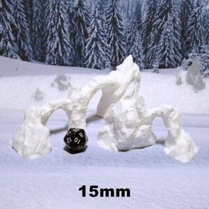 Snowy Rock Spines 15mm 28mm for D&D Icewind Dale Terrain, Dnd ...