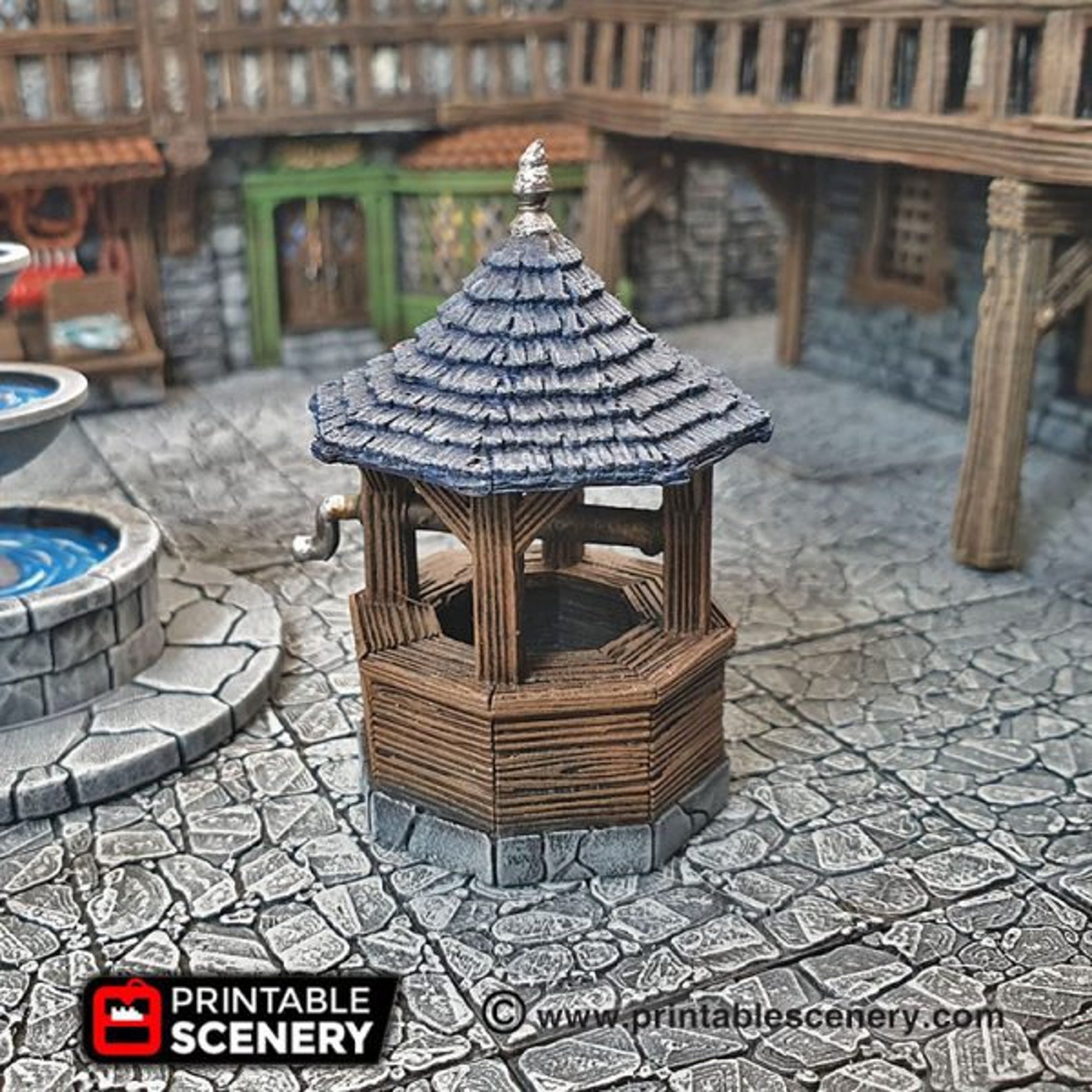 Miniature Water Well 15mm 28mm for D&D Terrain Dnd Pathfinder - Etsy