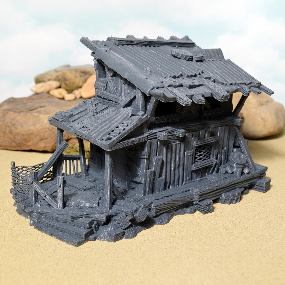 Desert Shanty 15mm 20mm 28mm 32mm for Gaslands Terrain, Fallout Urban ...