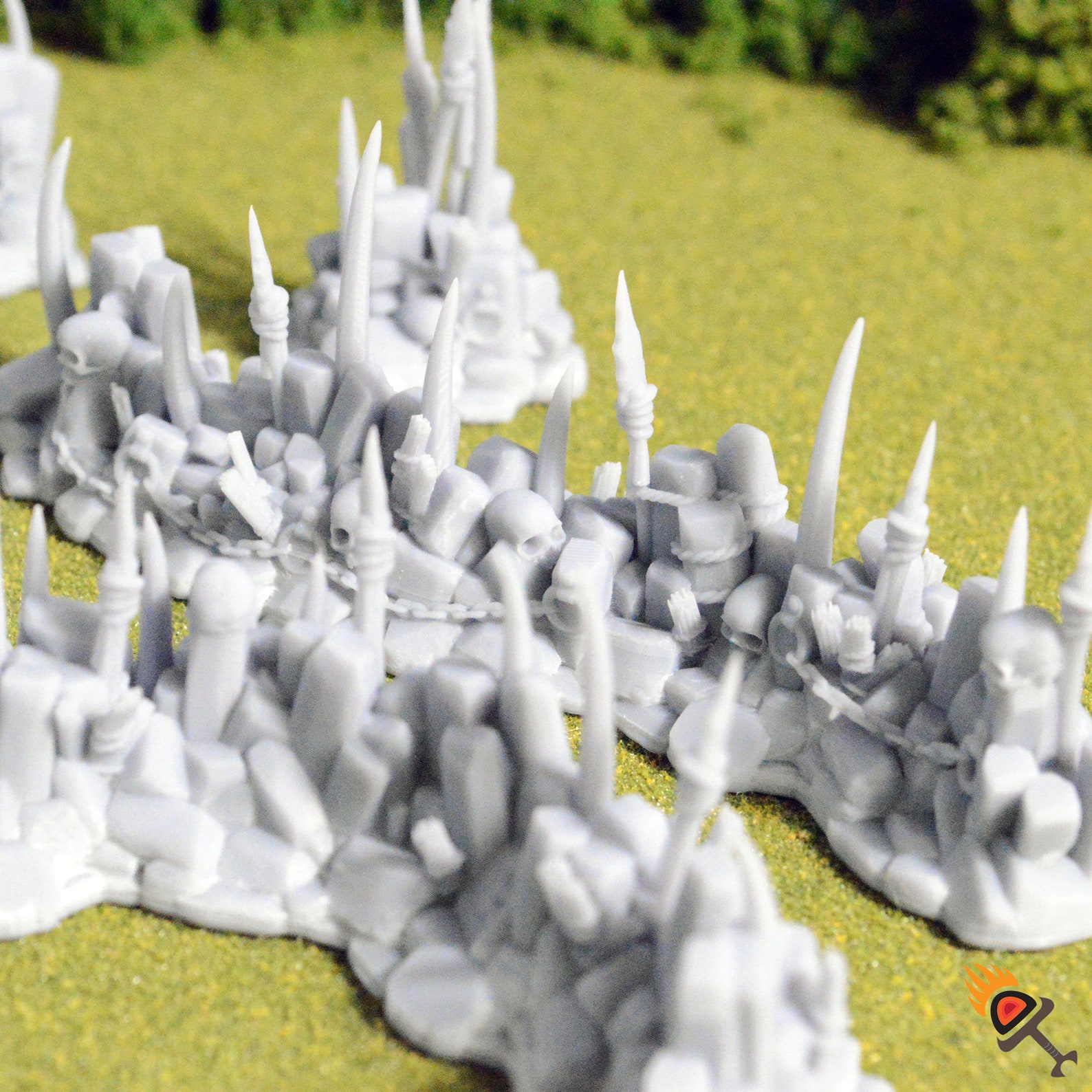 Goblin Barricades and Rubble 28mm for D&D Terrain Dnd | Etsy