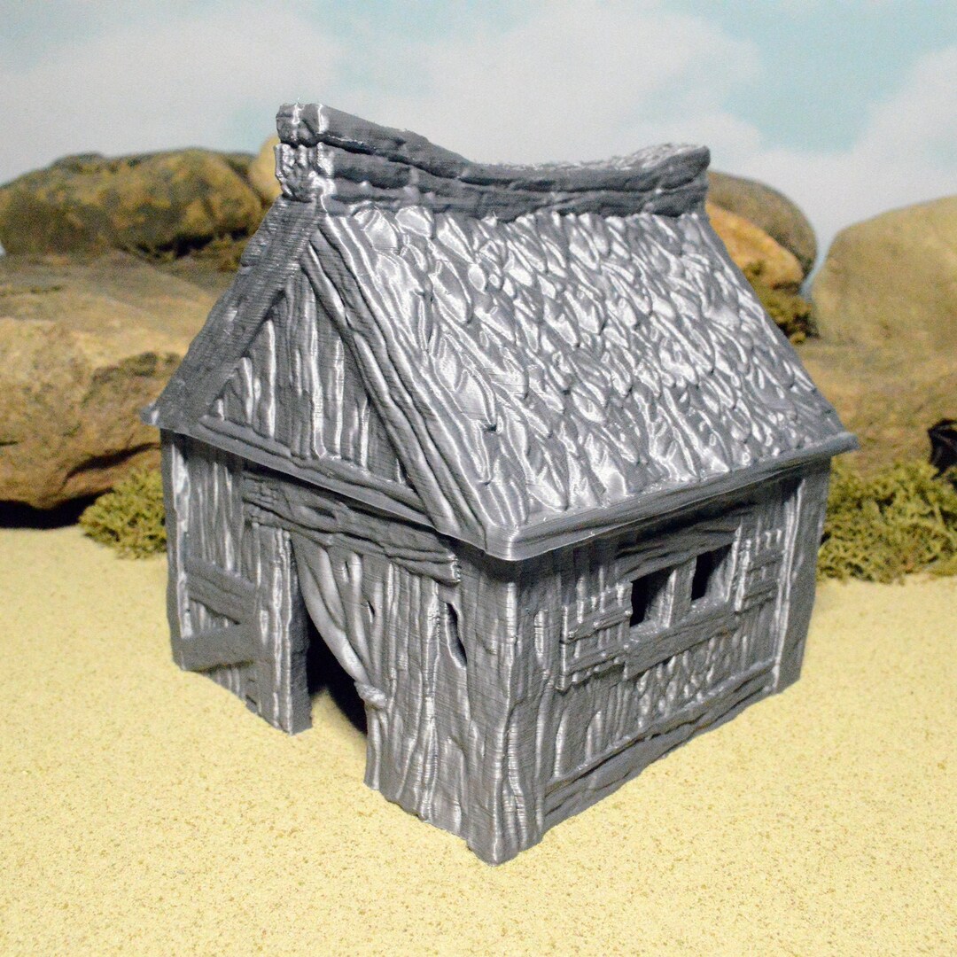 Fisherman's Hut for D&D, TTRPG, Pathfinder 15mm-32mm - Etsy