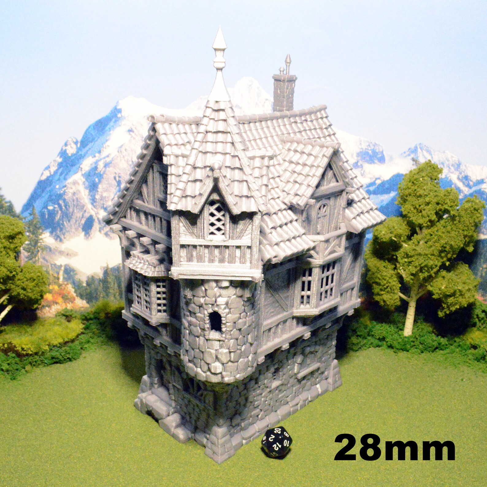 Governor's Mansion 28mm for D&D Terrain Dnd Pathfinder - Etsy