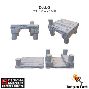 Modular Docks 28mm for D&D Terrain, Build Your Own Dock for Dnd ...
