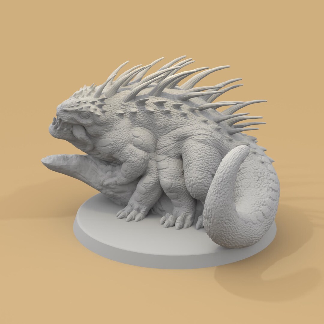 Basilisk Miniature, Reptilian Horror for Dnd, Pathfinder 15mm-32mm - Etsy