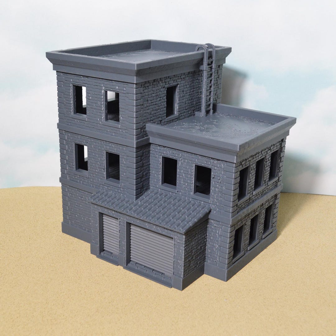 Miniature Modern City Building, Post Apocalyptic City Ruins for Urban ...