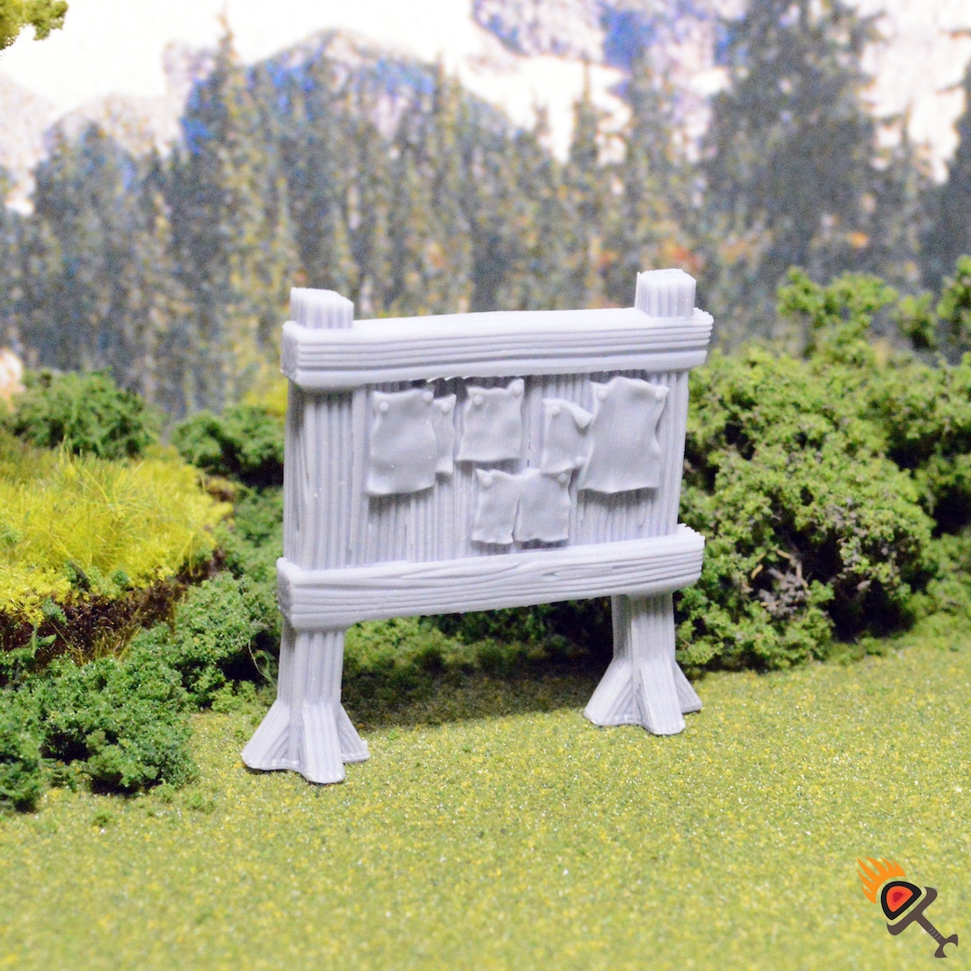 Miniature Billboard for D&D Terrain 15mm 20mm 28mm 32mm, Quest Board ...