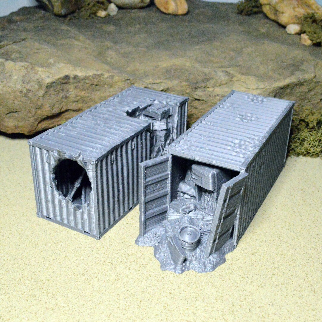 Scrapyard Miniature Shipping Containers 15mm 20mm 28mm 32mm - Etsy