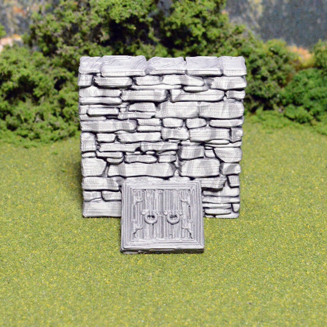 Schist Cellar Entrance Tile 28mm, Modular Openlock Building Tiles, Dnd ...
